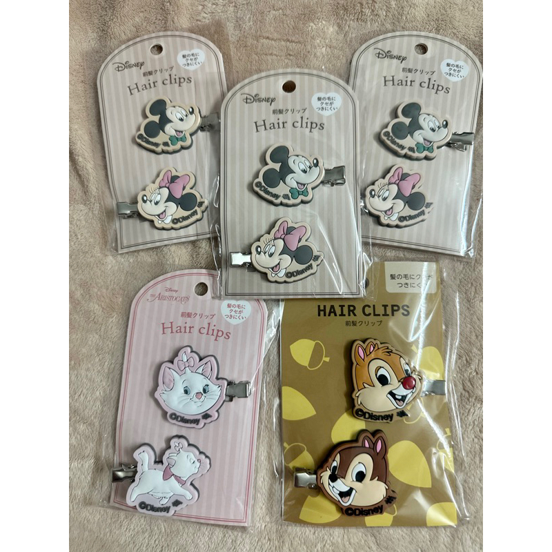 [พร้อมส่ง] กิ๊ฟติดผม Disney hair clips ของแท้จากญี่ปุ่น | Shopee Thailand