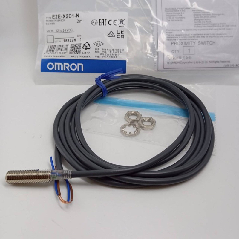 E2E-X2D1-N ล้างสต๊อก E2E-X2D1-N sensor เซ็นเซอร์ proximity 8M (2สาย NO ...