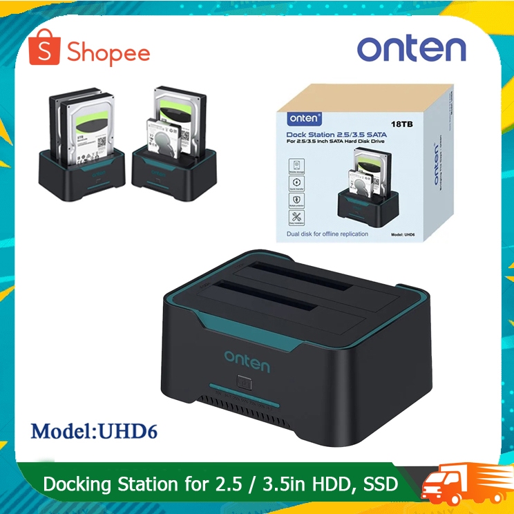 Onten UHD6 USB 3.0 to SATA I / II / III Dual Bay External Hard Drive ...