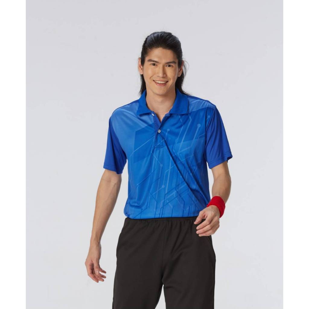 ***ลดราคา***SPORT DAY เสื้อกีฬา เสื้อคอโปโล SA304 ผ้าไมโครพิมพ์ลาย สี ...