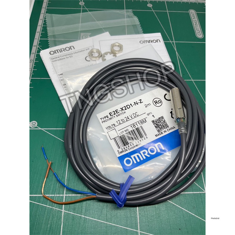 E2E-X2D1-N / E2E-X2D1-N-Z Proximity sensor พร็อกซิมิตี้เซ็นเซอร์ M8 จับโลหะ 2สาย DC ชนิด NO ...
