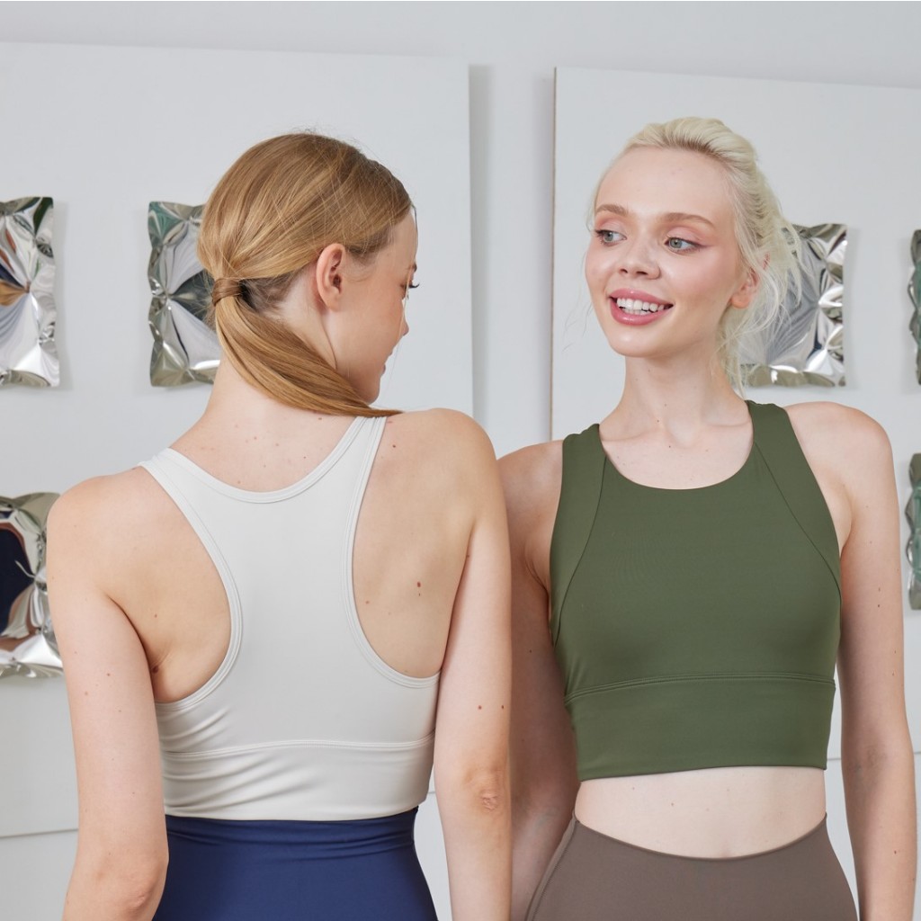 Penny Activewear สปอร์ตบรา บราครอป ตัวยาว หลัง Razor back มีฟองน้ำ รุ่น ...