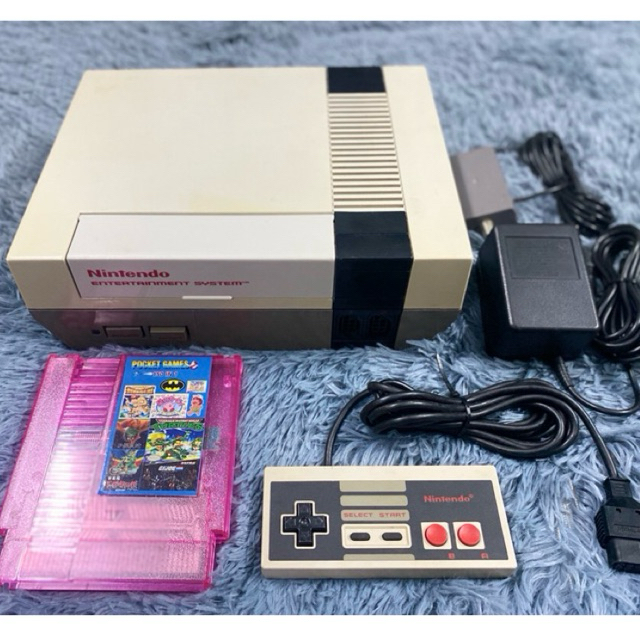 (แถมตลับ) เครื่องแท้ NES-Nintendo Entertainment System โซนUS อุปกรณ์ ...