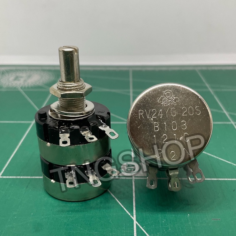 RV24YG 20S 2ชั้น 2W VR วอลลุ่ม ค่าต้านทาน 5K 10K 50K 100K 250K พร้อมส่ง ...
