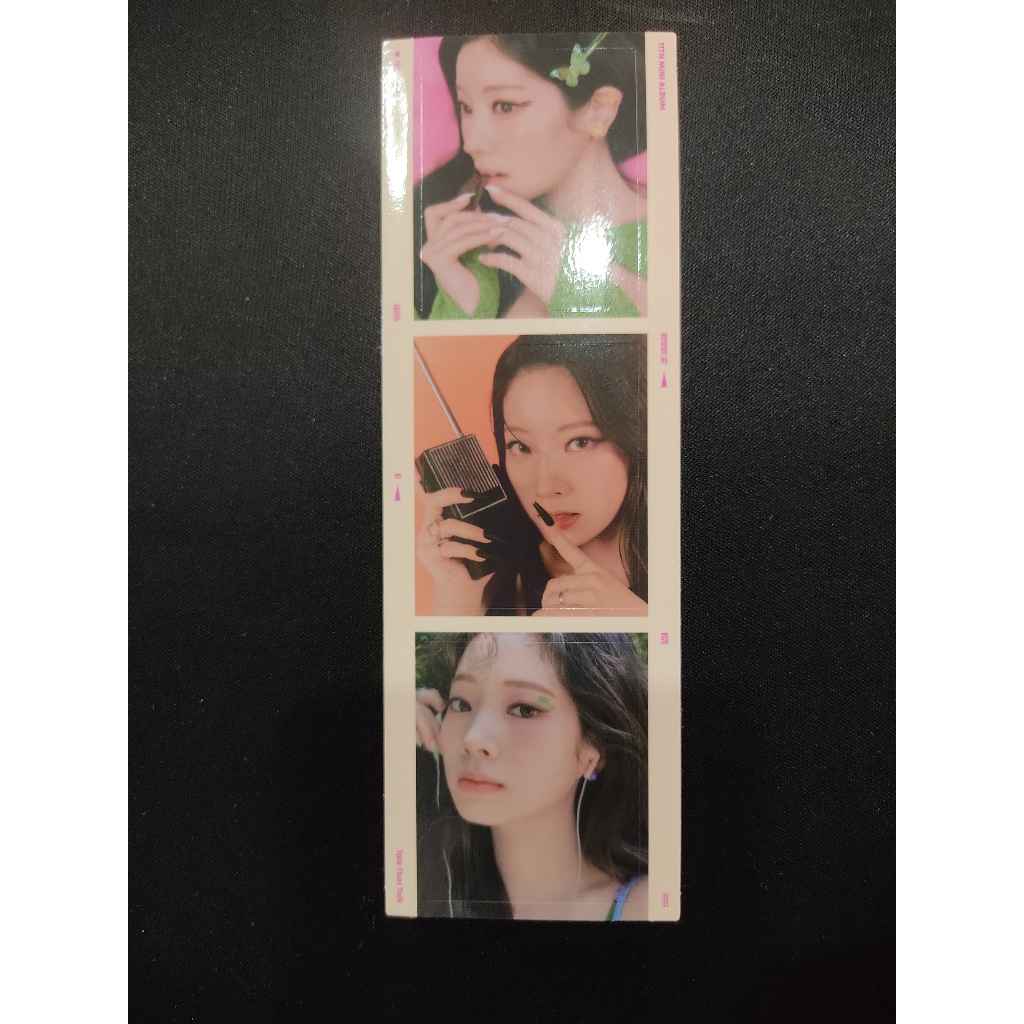 Twice Film Photo Sticker Jeongyeon & Mina & Dahyun อัลบั้ม Between 1&2 ...