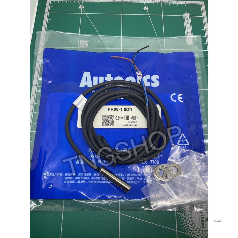 เซ็นเซอร์PR08-1.5DN / PR08-1.5DP ขนาด8มิล Proximity sensor เซ็นเซอร์จับโลหะ ยี่ห้อ Autonics ...