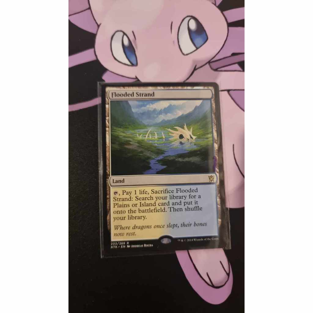Flooded Strand การ์ด Magic The Gathering [MTG] ของแท้ [KTK][MH3 ...