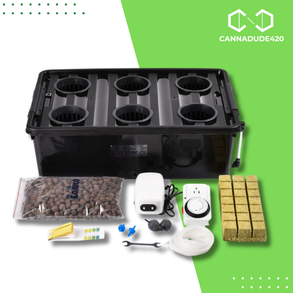 DWC Hydroponics Growing System Full Kit แถม Airstone ถังไฮโดรโปรนิกส์ ...
