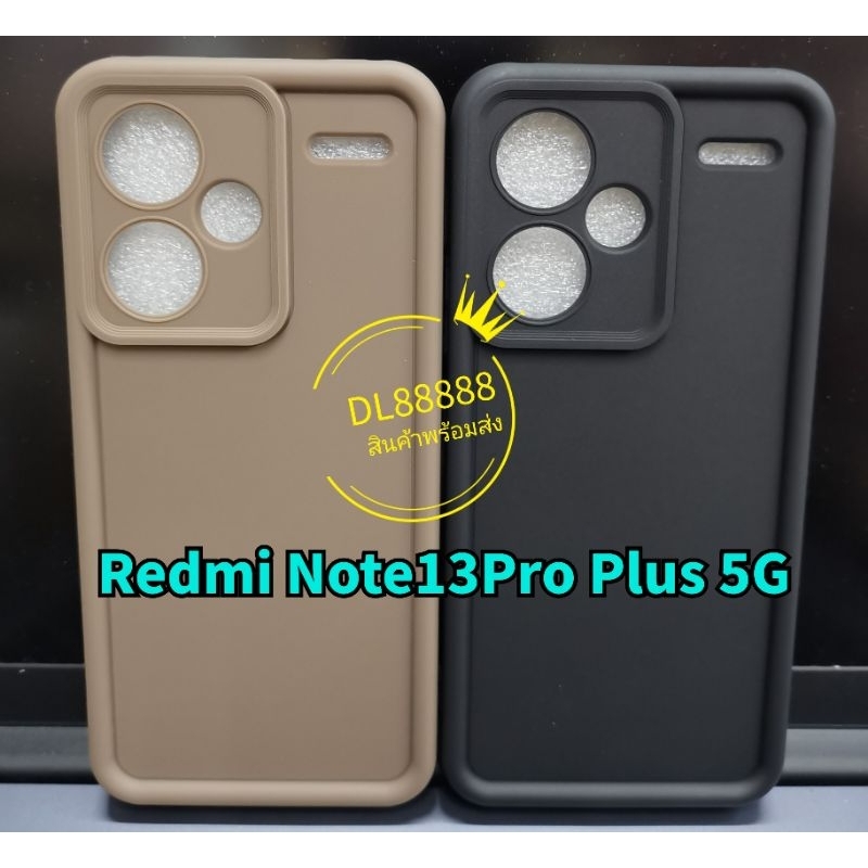 เคสTPU นิ่ม สีพาสเทลคลุมกล้อง For Redmi Note 13 Pro Plus 5G / Redmi Note13 5G / Redmi Note13Pro ...