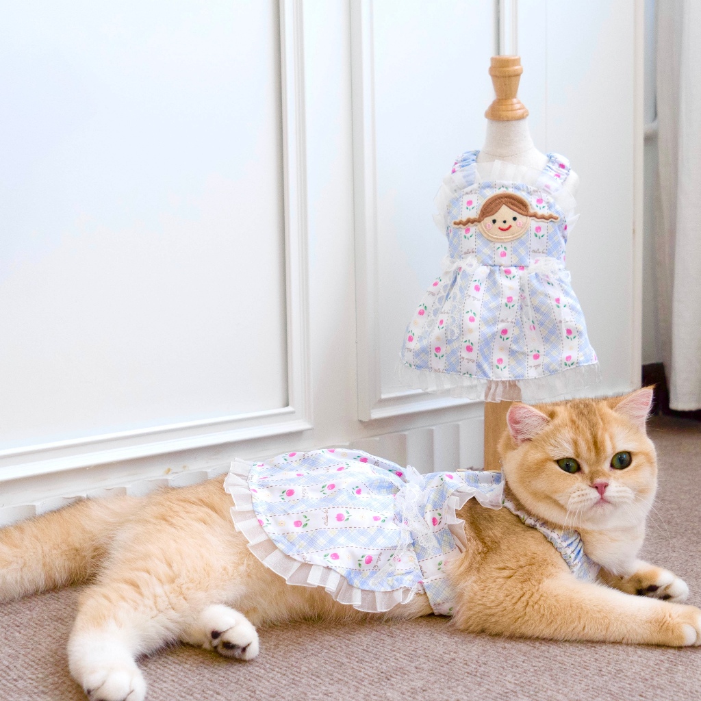 Pawxie - Nala ชุดหมาแมว กระโปรงพอง สีฟ้า | Shopee Thailand
