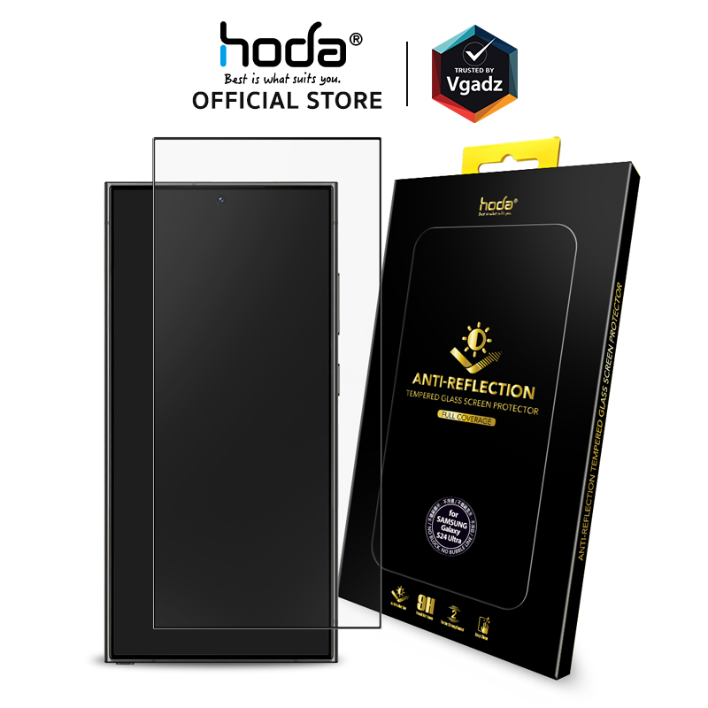 Hoda ฟิล์มกระจกสำหรับ Galaxy S24 Ultra รุ่น Anti-Reflection Full Coverage Tempered Glass (AR ...