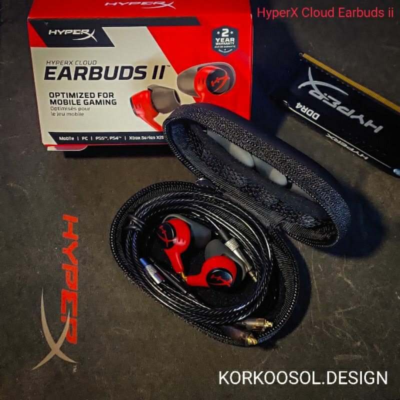 💥(สินค้าใหม่ มือ1") HyperX Cloud Earbuds Mod ii 2 MMCXเเท้ 100% (พรีออ ...