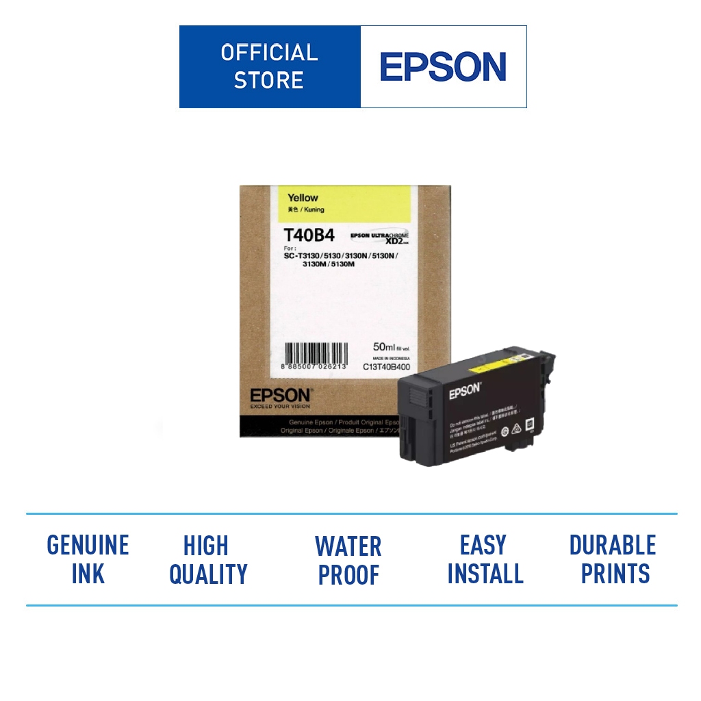 Epson Ink Cartridge Number T40B หมึกเบอร์ T40B สำหรับ SC-T5130/T3130 ...