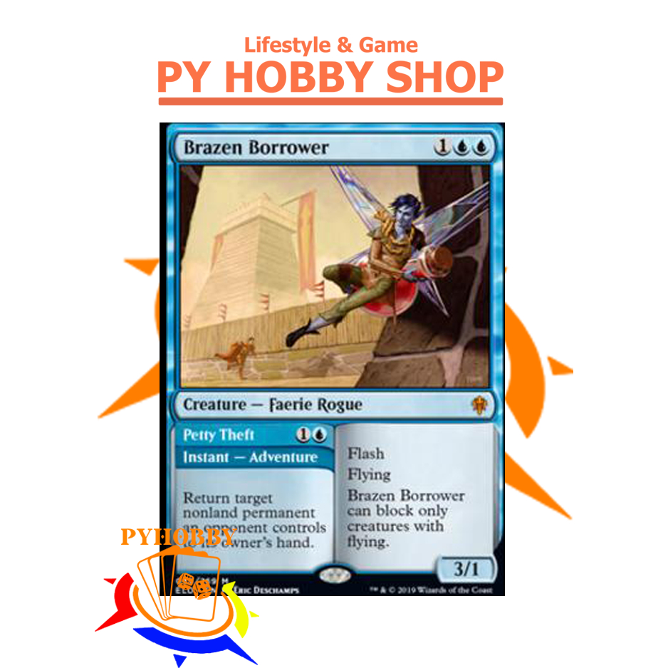 [MTG] Throne of Eldraine: Brazen Borrower | Shopee Thailand