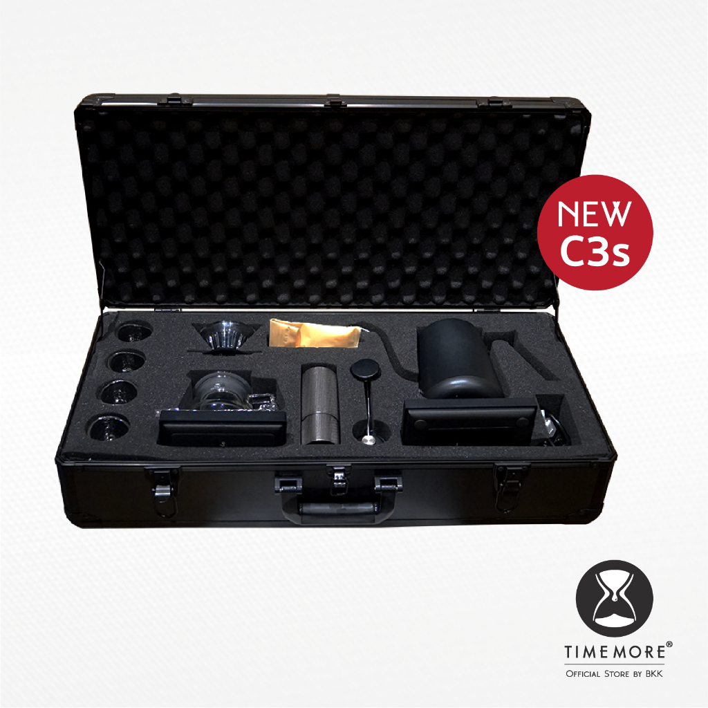 Timemore C3s Suitcase ประกันศูนย์ (ชุดดริปกาแฟ C3s กระเป๋าเจมส์บอนด์ ...