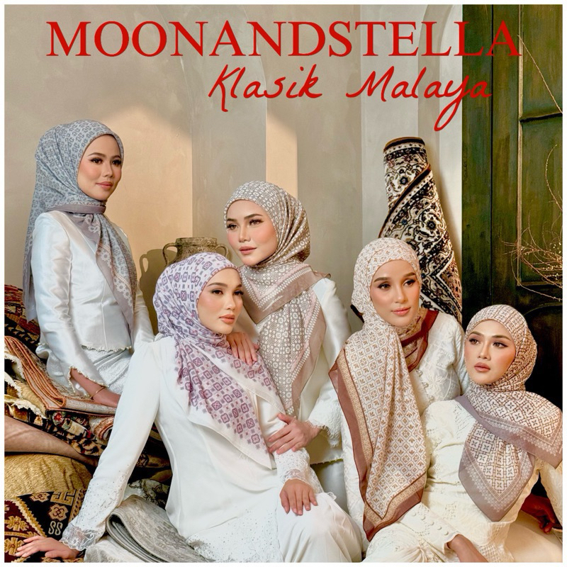 Moonandstella รุ่น Klasik Melayu และ สีพื้น Bae Chic | Shopee Thailand