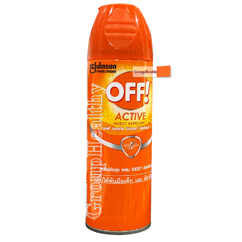 OFF Active Insect Repellent ออฟ แอคทีฟ อิเซคท์ รีเพลเลนท์ สเปรย์กันยุง ...