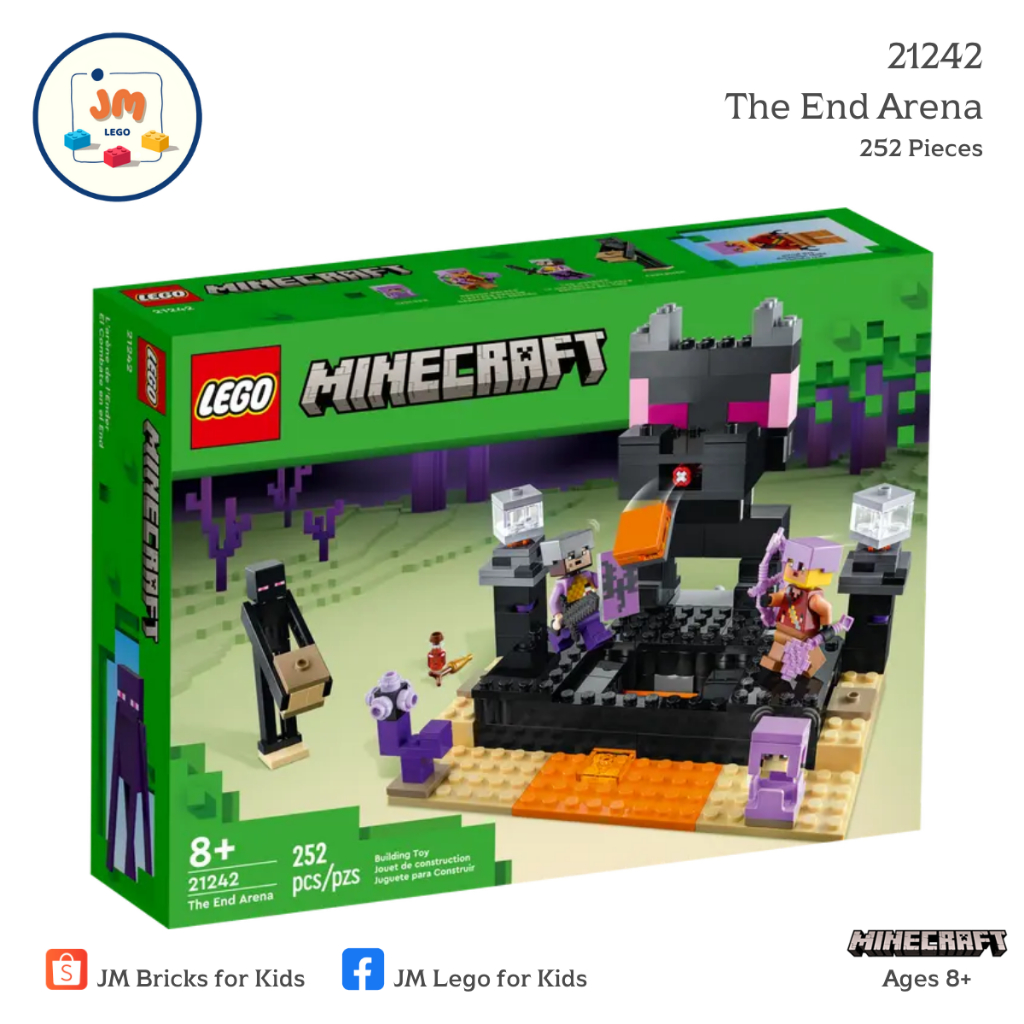 LEGO Minecraft 21242 The End Arena (252 Pieces) สำหรับเด็กอายุ 8 ปีขึ้น ...