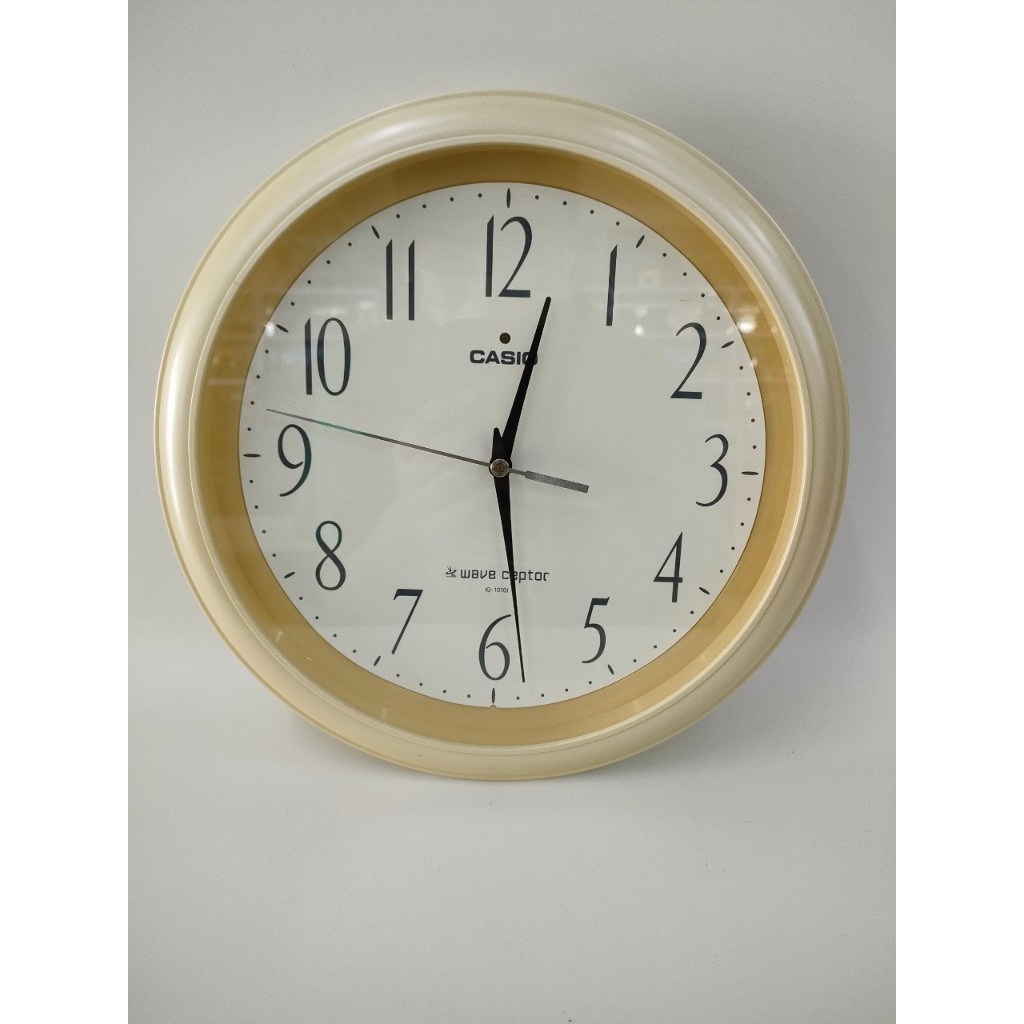 CASIO IQ-1010J WAVE ceptor MADE IN CHINA นาฬิกาแขวนผนัง แบบรับคลื่น ...