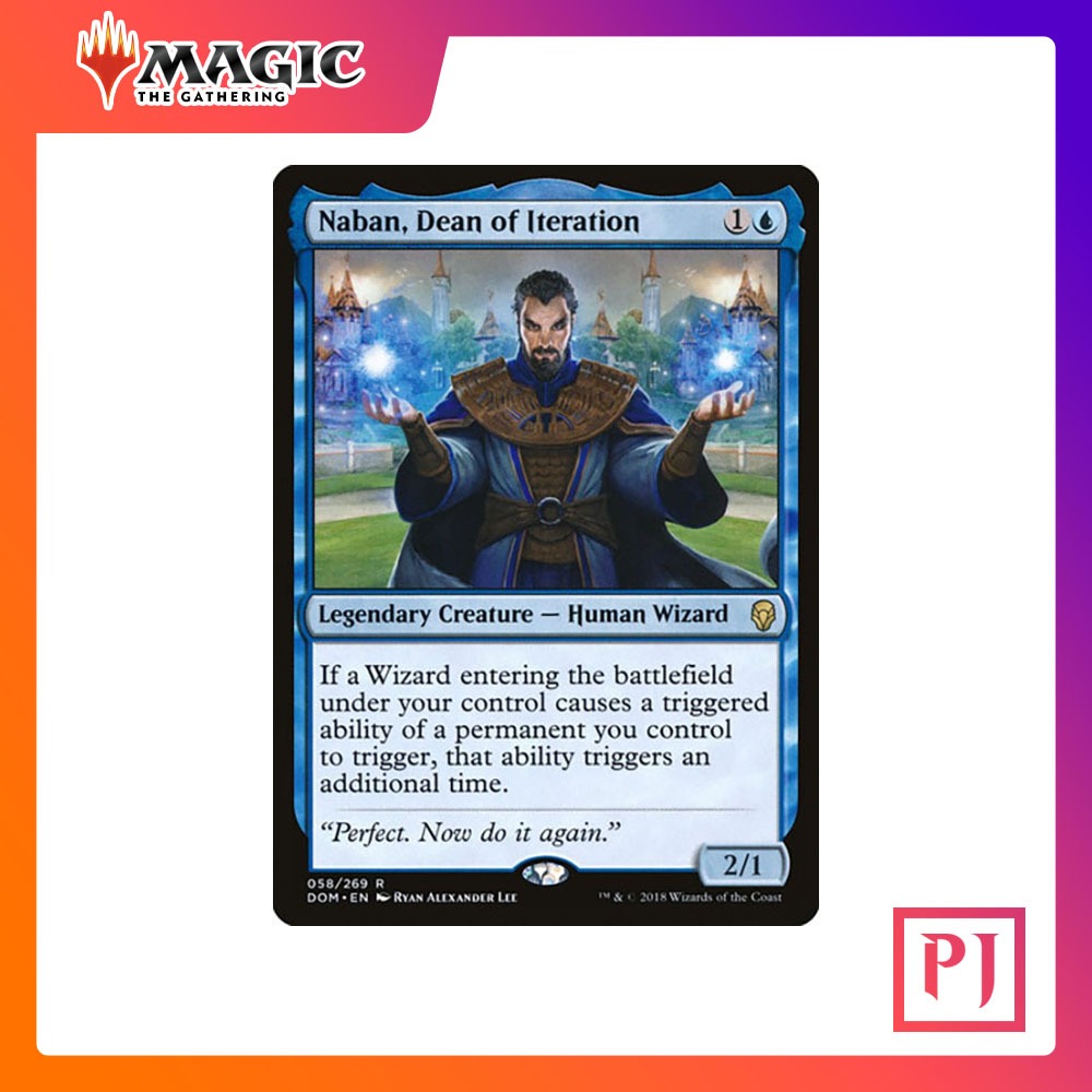 [MTG] Naban, Dean of Iteration [DOM] [BLUE] [RARE] [NORMAL] [ENG ...