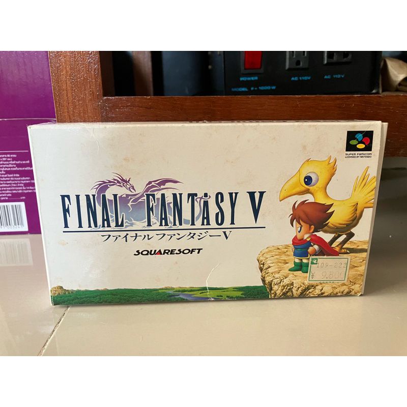ตลับแท้ Super Famicom (japan)(sfc) Final Fantasy 5-6 มีคู่มือตลับสภาพดี ...