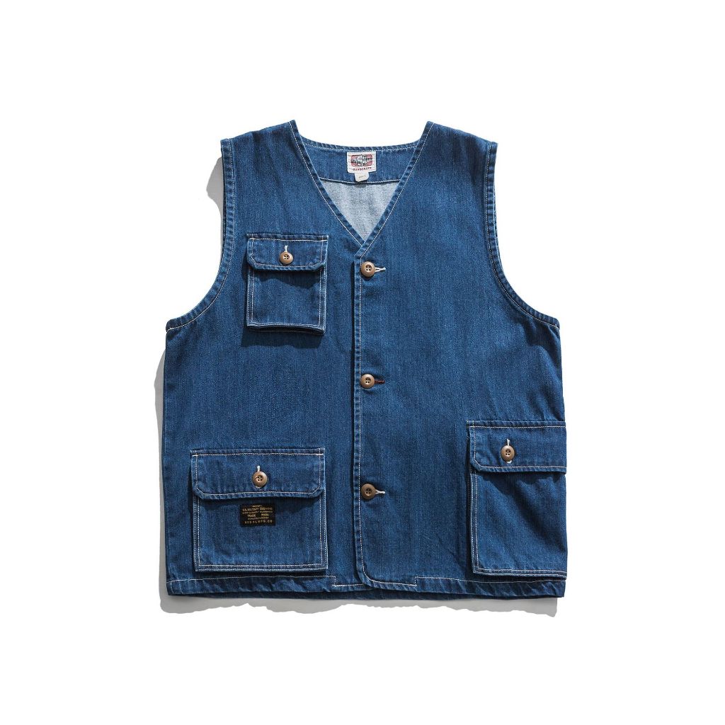 เสื้อกั๊กยีนส์ Red Ruggison Lab เท่ไม่ซ้ำใคร | Shopee Thailand