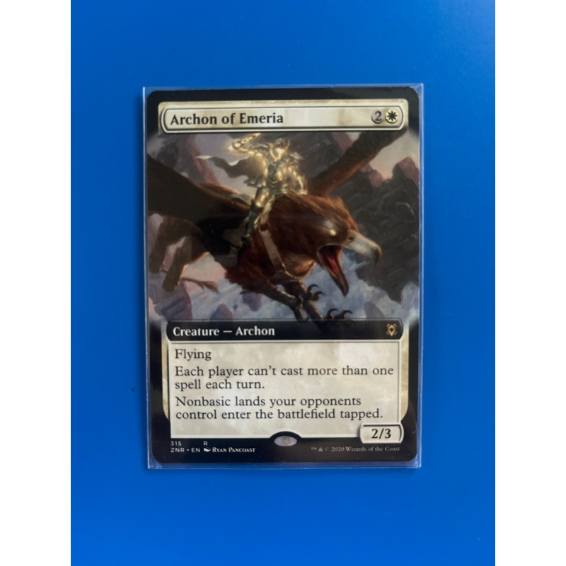 การ์ด MTG Archon of Emeria White Magic the gathering EDH รุ่น ZNR สภาพ ...