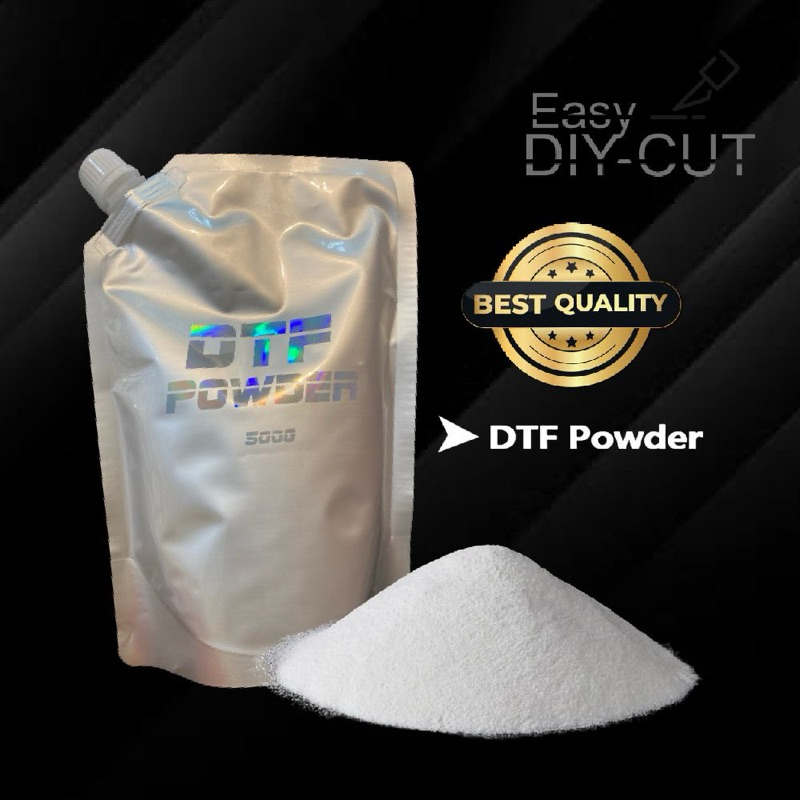 1KG DTF powder ผงกาว DTF (for Direct to film transfer glue) -Easy DIY-CUT | Shopee Thailand