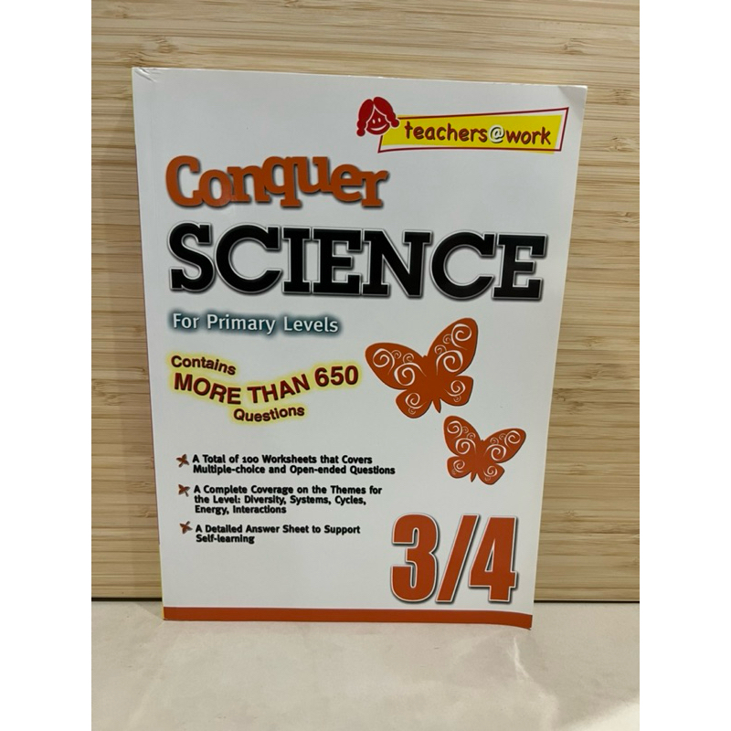 Conquer Science For Primary Levels 3/4* (with answers ) แบบฝึกหัด ...
