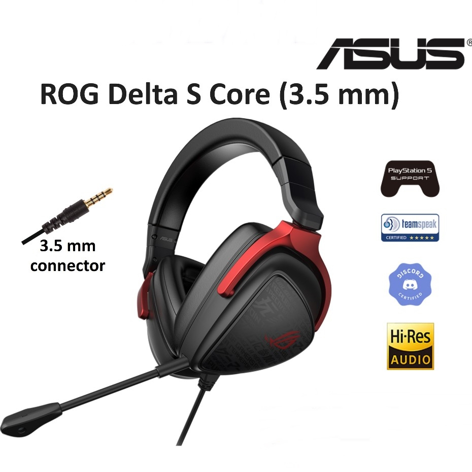 หูฟังเกมมิ่ง ASUS ROG Delta S Core 3.5mm headset | Shopee Thailand
