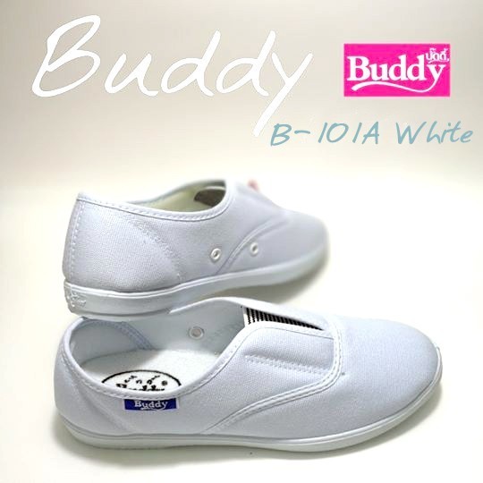 Buddy B-101A รองเท้าผ้าใบสุภาพสตรี Basic Canvas Shoes | Shopee Thailand