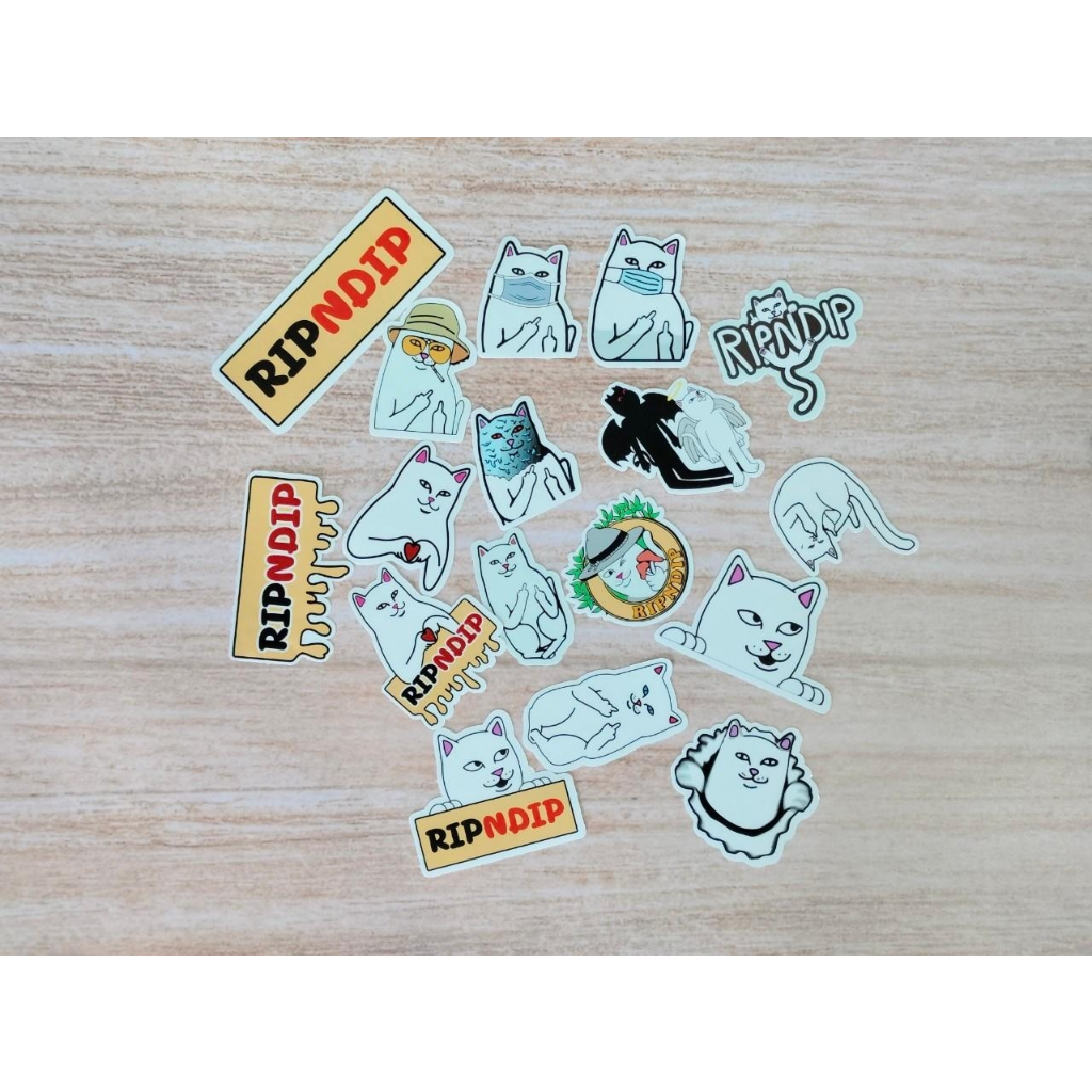 สติกเกอร์ตกแต่ง-RipNDip เคลือบเงากันน้ำ100เปอร์เซ็นต์ | Shopee Thailand