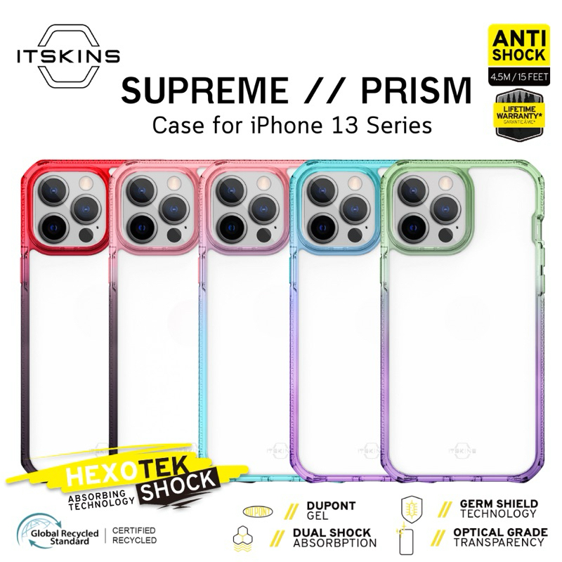ITSKINS SUPREME // PRISM เคสกันกระแทก สำหรับ iPhone 13 Series ( 13 / 13 ...