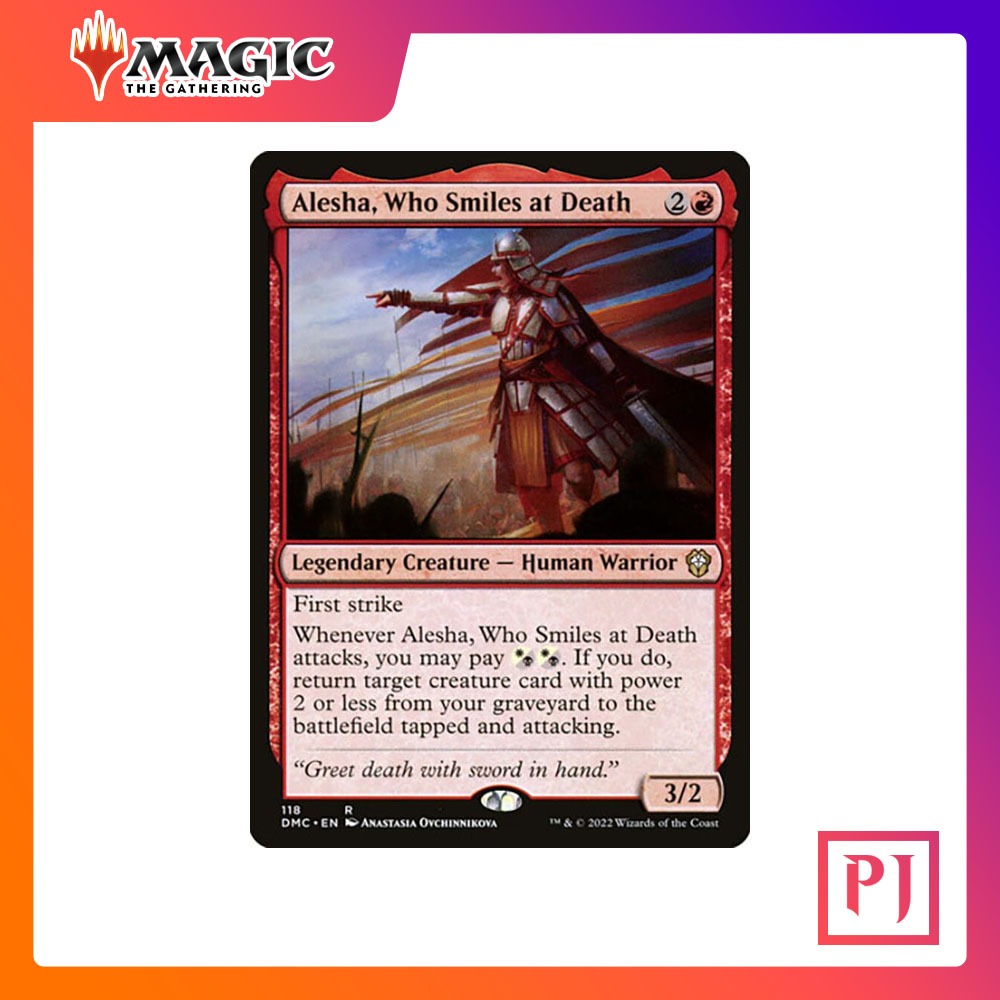 [MTG] Alesha, Who Smiles at Death [DMC] [RED] [RARE] [NORMAL] [ENG ...