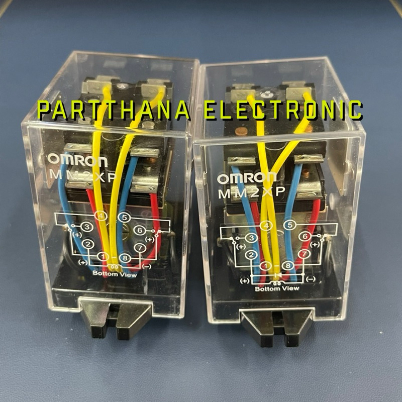 RELAY รีเลย์ MM2XP LATCHING RELAY 24VDC 220VAC พร้อมส่งในไทย | Shopee ...