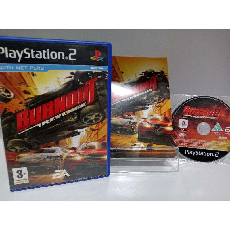 แผ่นเกมส์ Ps2 - Burnout : Revenge (Playstation 2) (อังกฤษ) ‼️แผ่นมีรอย ...