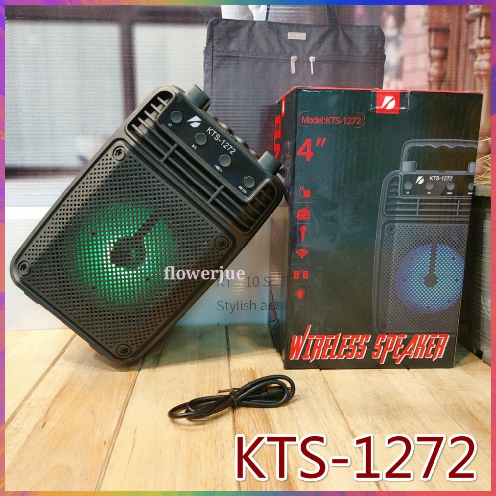 ลำโพงบลูทูธ KTS-1272 เสียบไมโครโฟนได้ KARAOKE | Shopee Thailand