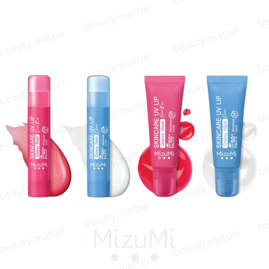 พร้อมส่ง🔥MizuMi Skincare UV Lip Glassy Balm 3.5g & Mask 8ml ลิปมาส์กกัน ...