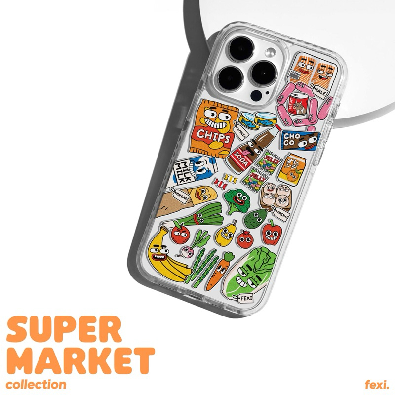 เคสไอโฟน “ Supermarket “ iPhone Case for 12 - 16 series & Samsung S24 series.(064) | Shopee Thailand