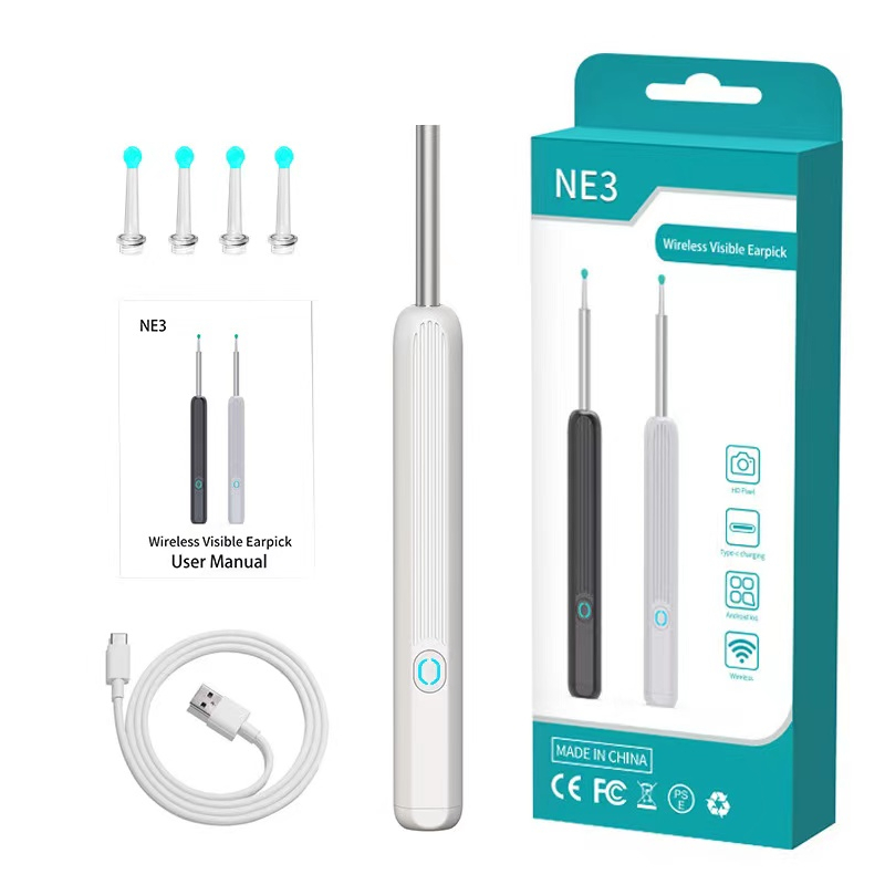 รูปแบบใหม่ NE3 Wireless อัจฉริยะ HD เด็กส่องกล้องหู, ทําความสะอาดหูโดย ...