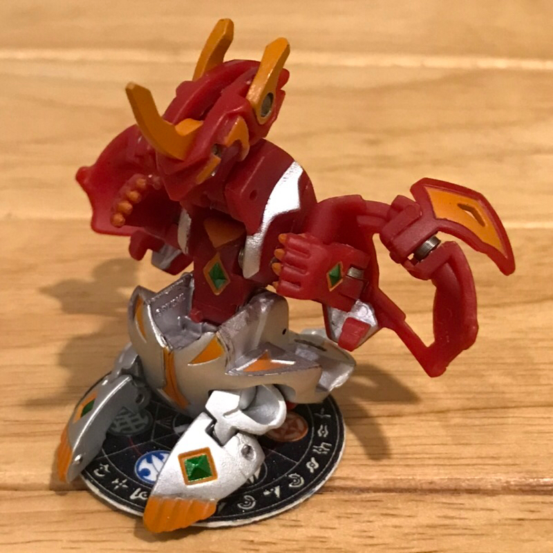 Bakugan Titanium Dragonoid Pyrus Red Mechtanium Surge (Custom Painted ...