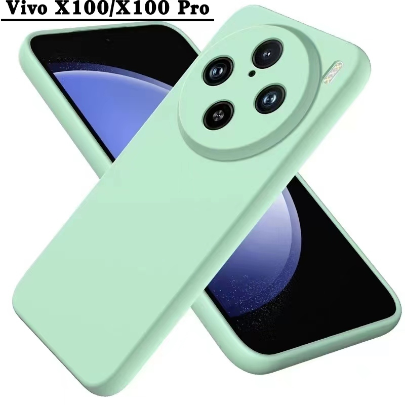 Vivo X100 5Gตรงรุ่น(พร้อมส่งในไทย)เคสTPUนิ่มสีพาสเทลแบบคลุมกล้องVivo ...