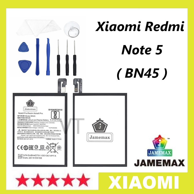 แบตเตอรี่ JAMEMAX รุ่น Xiaomi Redmi Note 5/Note 5PRO ( BN45 ) มี มอก. ...