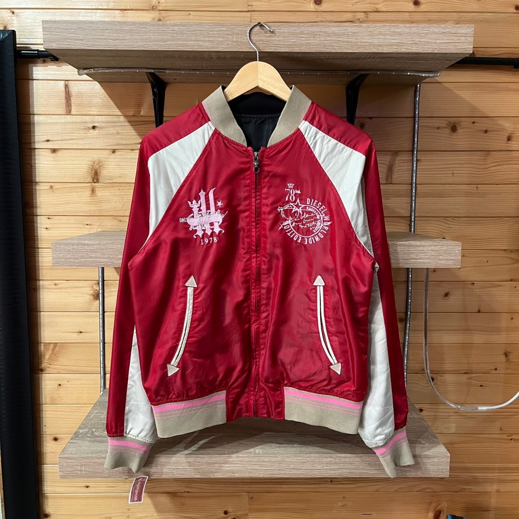 diesel reversible bomber jacket | Shopee Thailand
