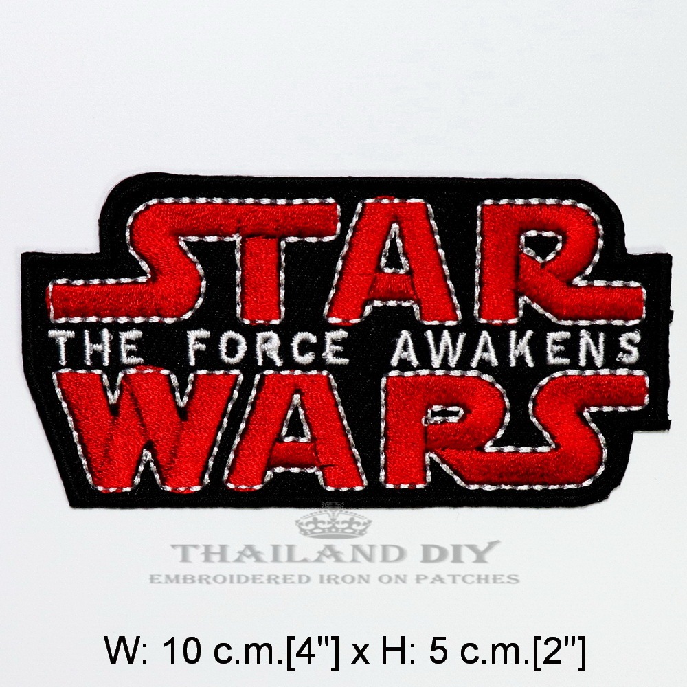 ตัวรีดติดเสื้อ สตาร์ วอร์ส Stromtrooper R2D2 C-3PO Yoda Jedi Star Wars Patch งานปัก WOP DIY ตัว ...