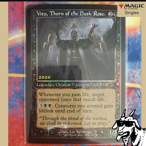 [MTG][Single][PROMO] Vito, Thorn of the Dusk Rose ระดับ Rare [ภาษา ...
