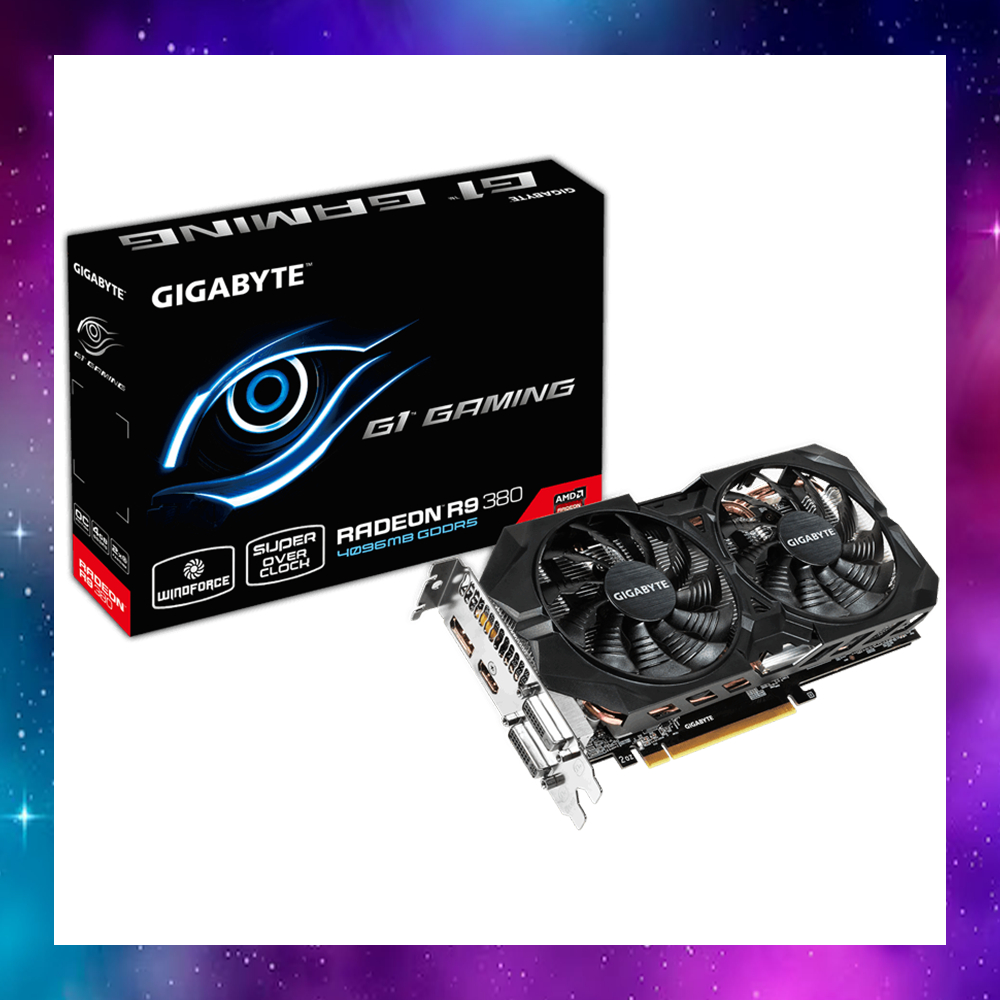 VGA (การ์ดแสดงผล) AMD R9 380 4GB GIGABYTE G1 GAMING ใช้งานปกติ | Shopee ...