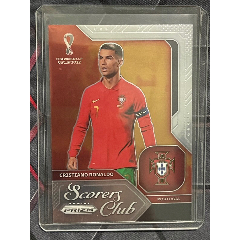Cristiano Ronaldo Scorers Club Panini Prizm Fifa world Cup 2022 ...