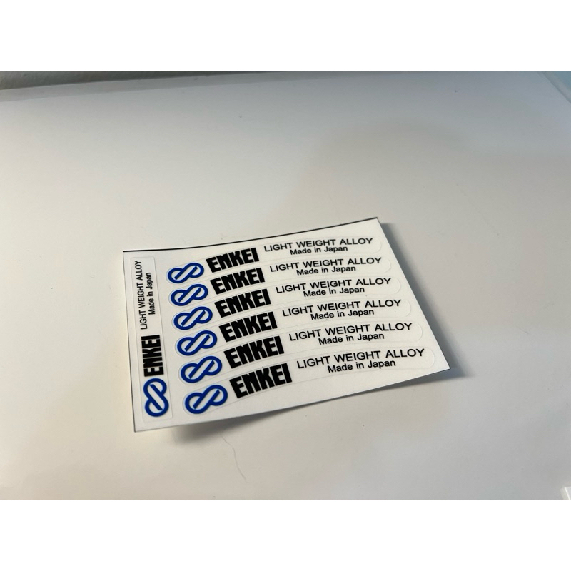 Sticker enkei alloy ติดล้อ ใส่แล้วตรงรุ่น ดูแพงขึ้น 2 สี | Shopee Thailand