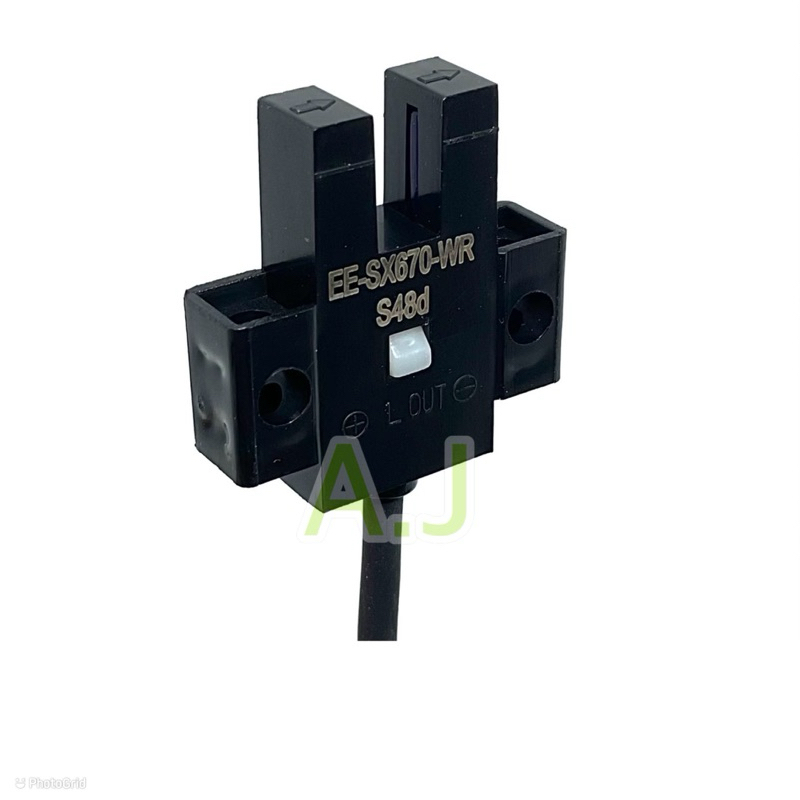 EE-SX670-WR OMRON sensor เซ็นเซอร์ ก้ามปู สายยาว 1เมตร 4สาย ของใหม่ ...